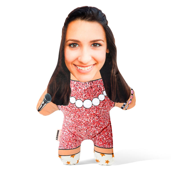 Female Singer Mini Me | Custom Face Pillow