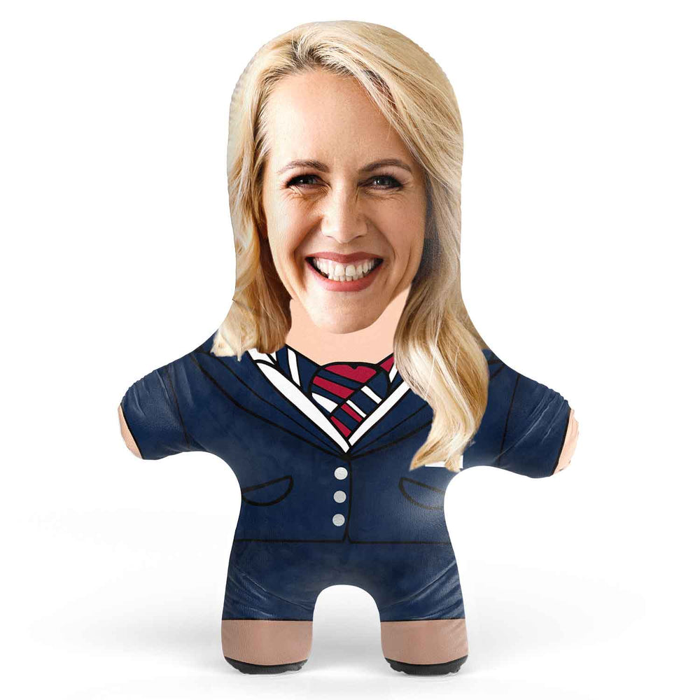 Air Hostess Face Pillow - Air Hostess Custom Picture Pillow
