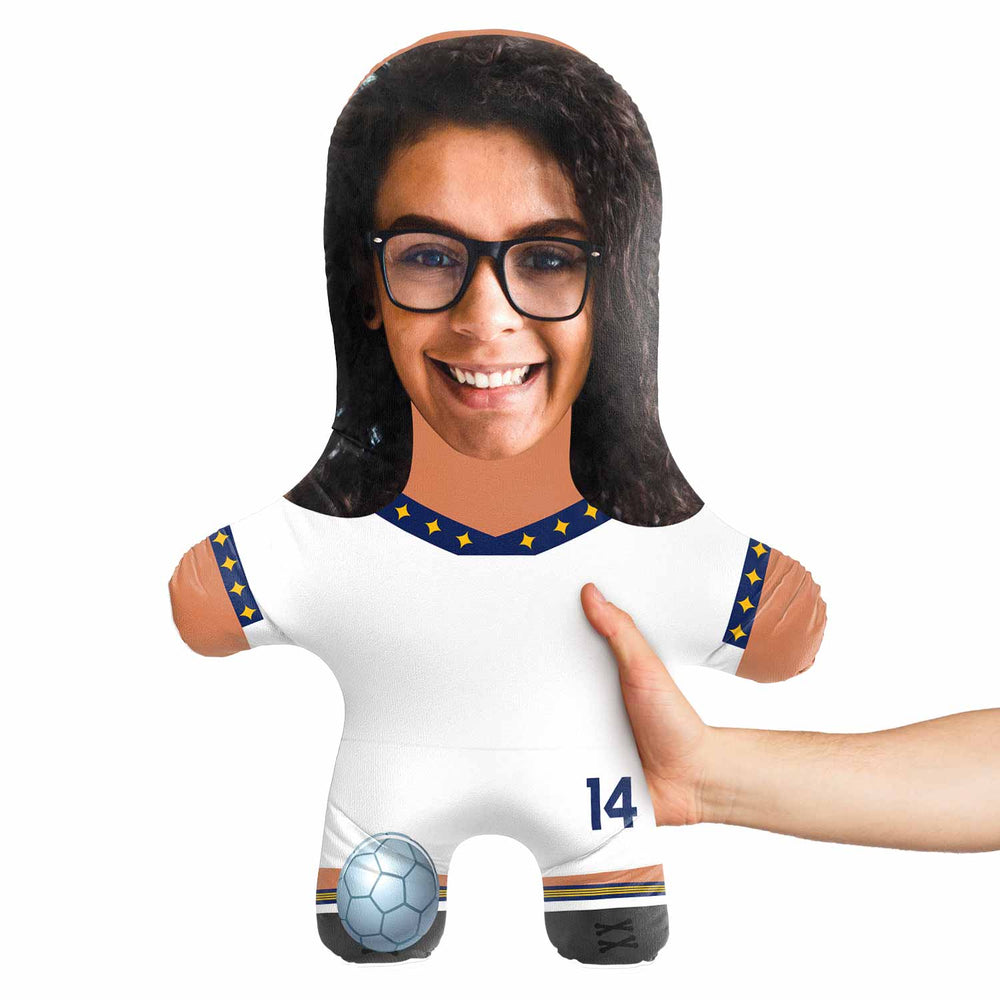 LA Soccer Face Pillow - Custom Pillows