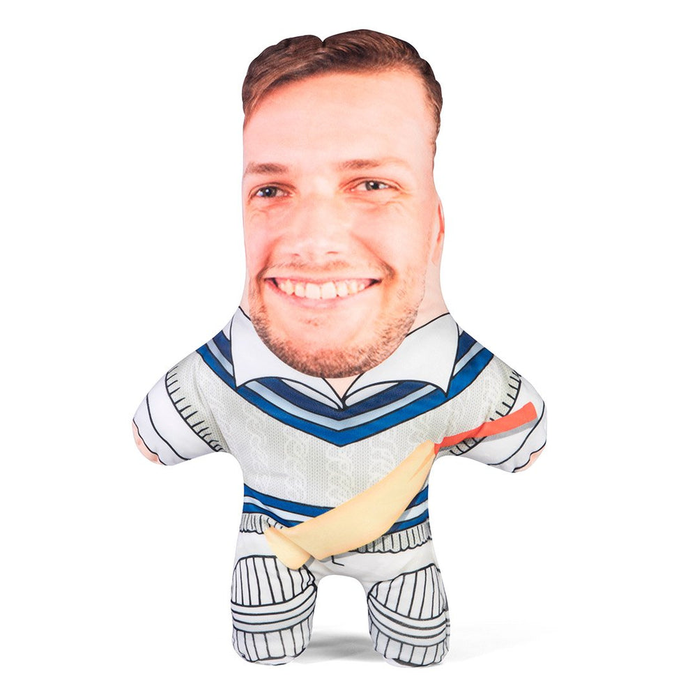 Cricketer Face Pillow - Cricket Custom Picture Pillow