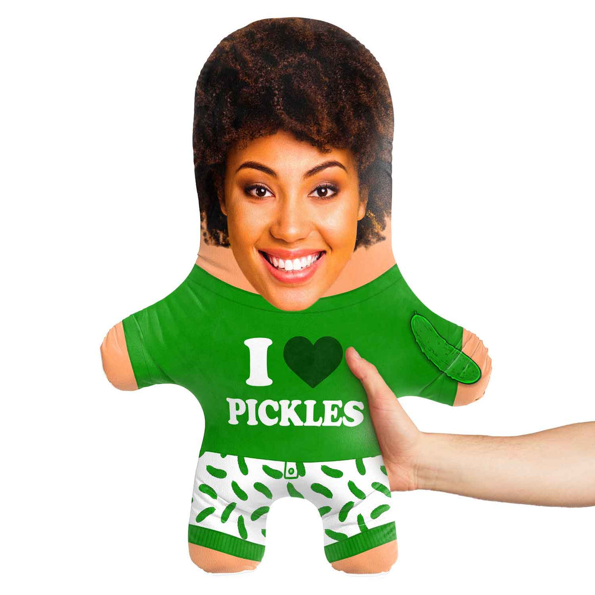 Pickle Face Pillow - Custom Pickle Custom Picture Pillow